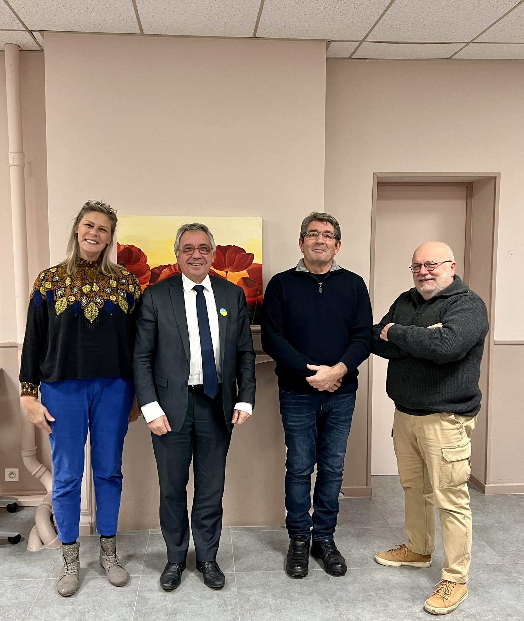En visite à Cappy, chez le Maire Gérard Legrand - Laurent Somon